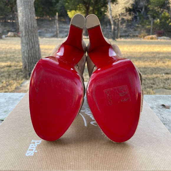 Christian Louboutin | Shoes | Christian Louboutin Apron Lily Sandals ...